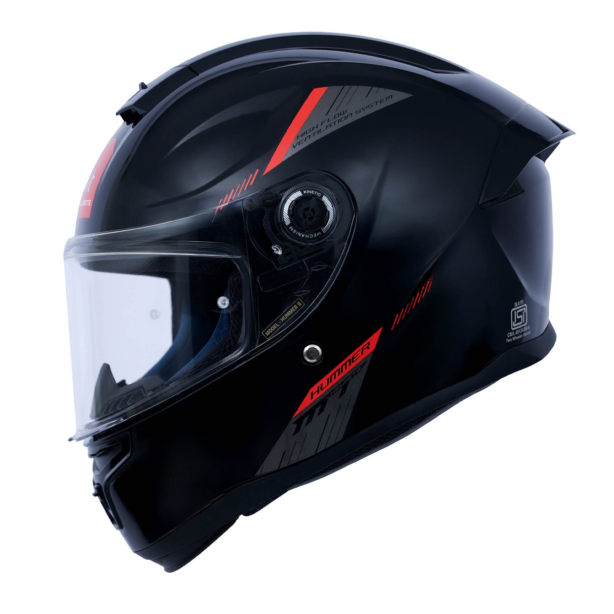 MT HUMMER B SOLID HELMET (Gloss Black)