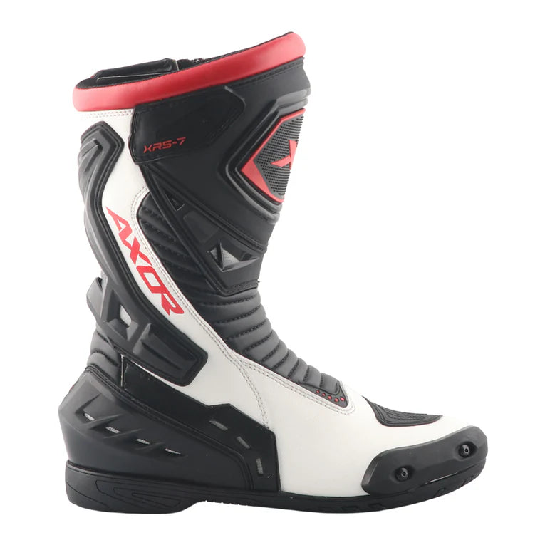 AXOR SLIPSTREAM PRO RIDING BOOTS (Black White Red)
