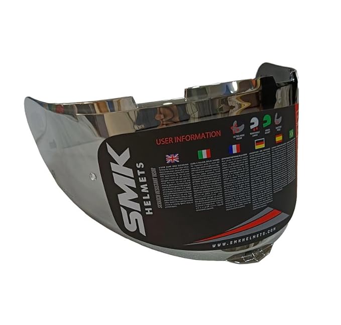 SMK TYPHOON VISOR (Iridium Silver)