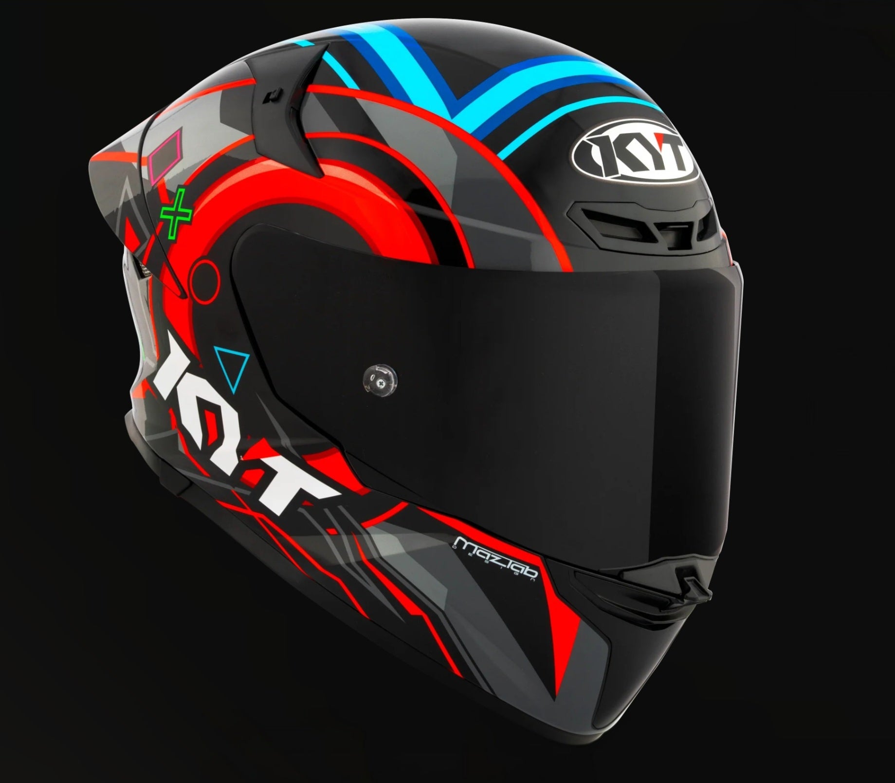 KYT TT-REVO RATTHAPARK PLAY REPLICA (Gloss Red Pink)