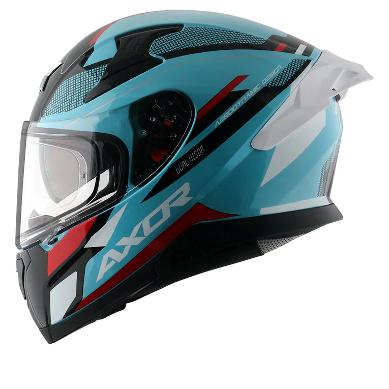 AXOR APEX TURBINE HELMET (Gloss Blue Red)